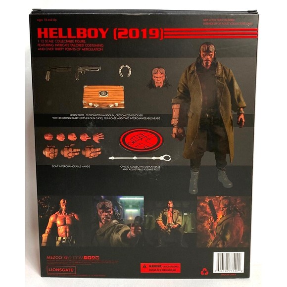 Mezco | Toys | Mezco One2 Hellboy 219 Marvel Action Figure Nib Pose ...